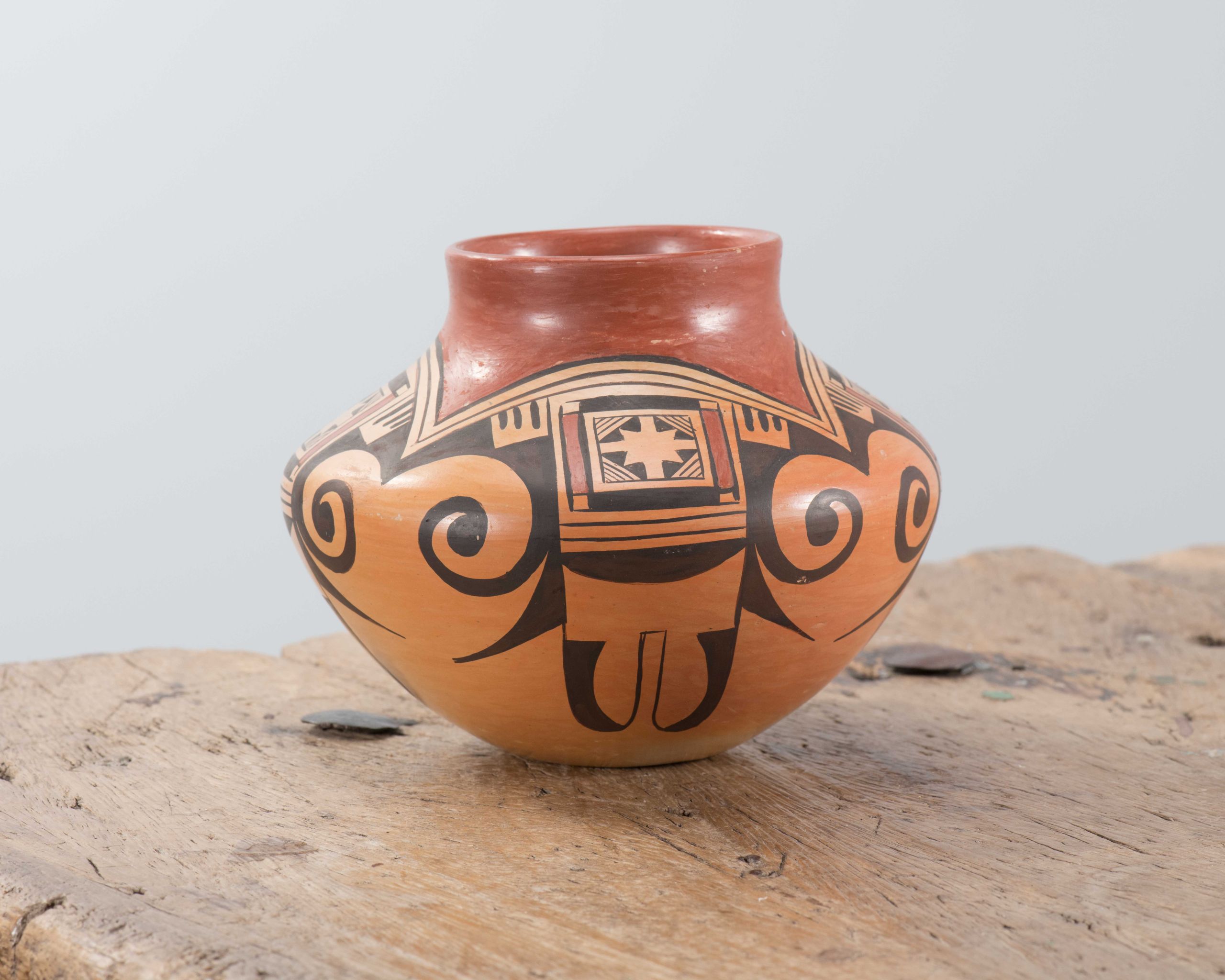 Elva Nampeyo Polychrome Jar Circa 1980's - Four Winds Gallery